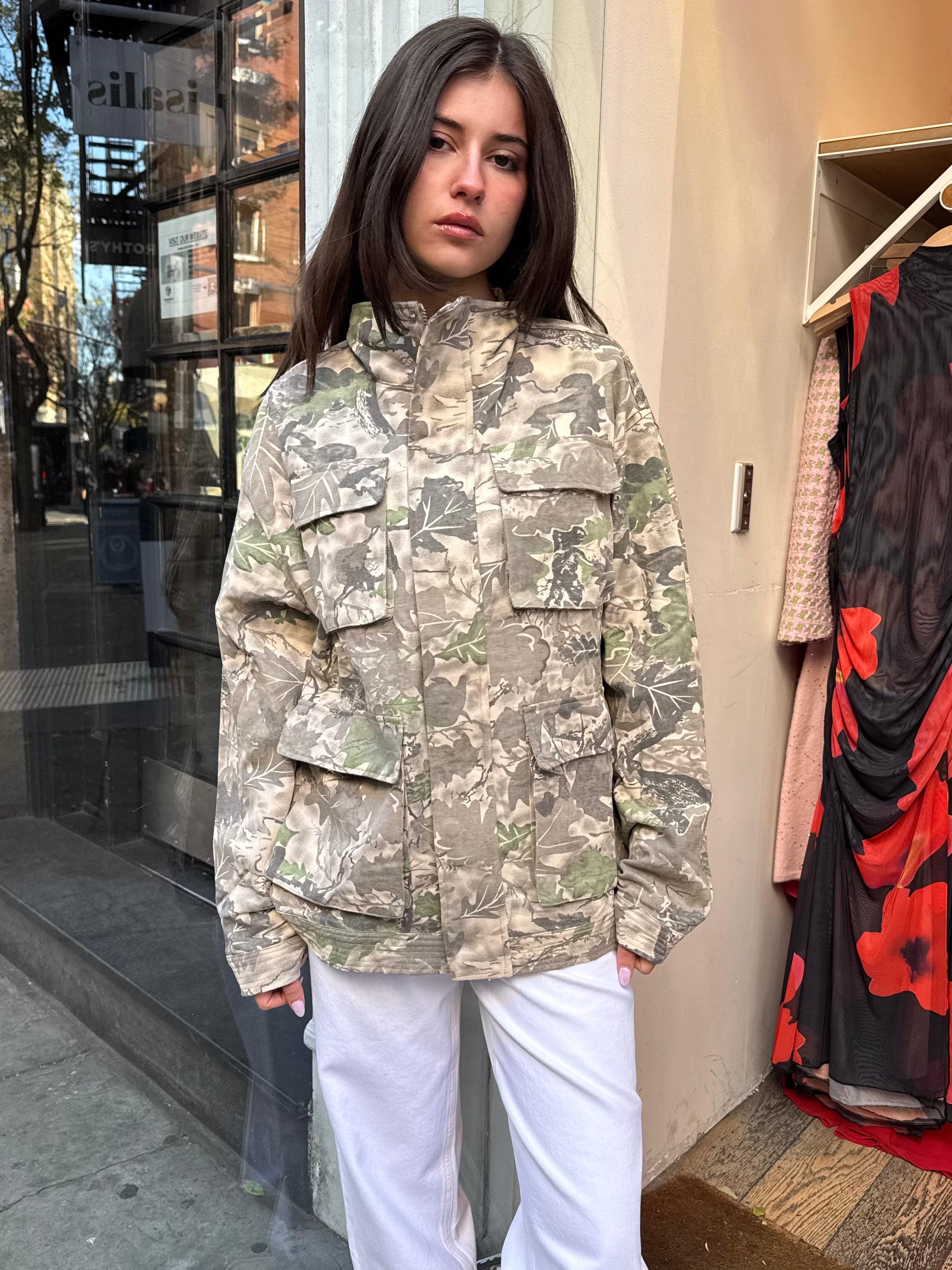 Bambi Twill Jacket in Camo – Isalis