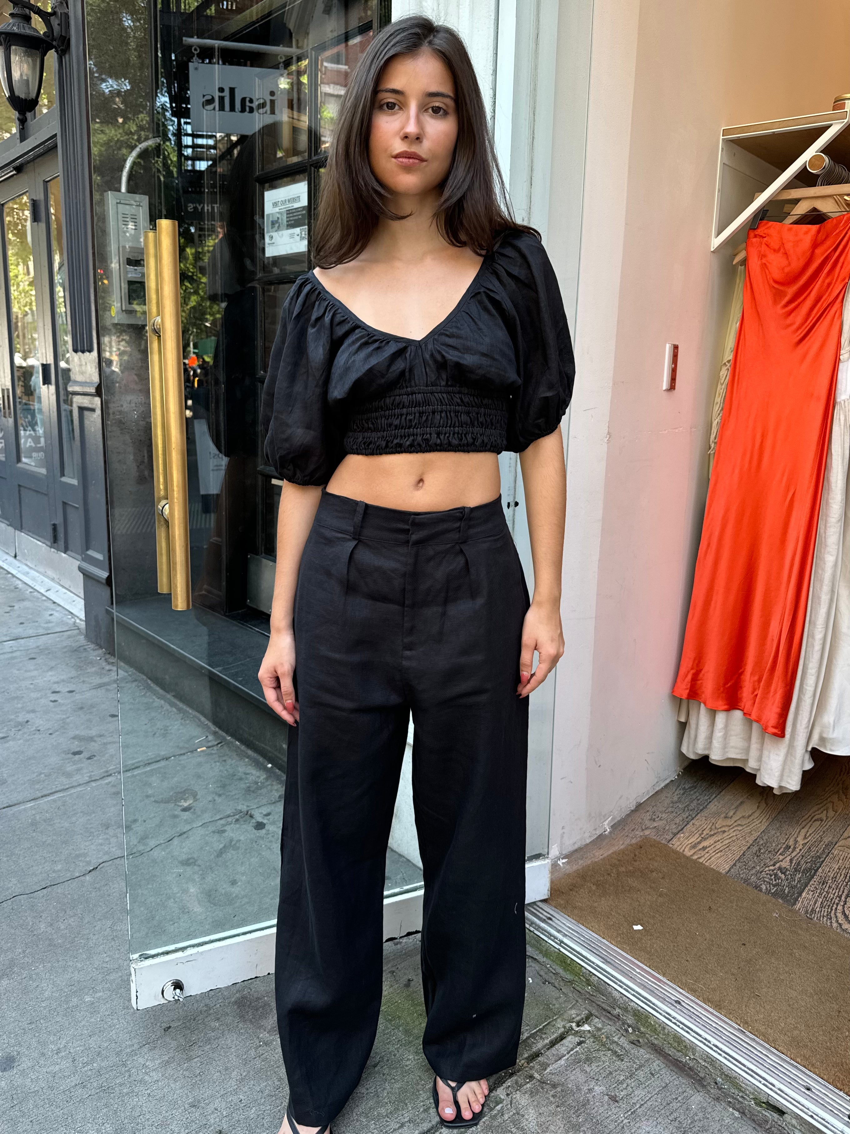 Ida Pant in Black – Isalis
