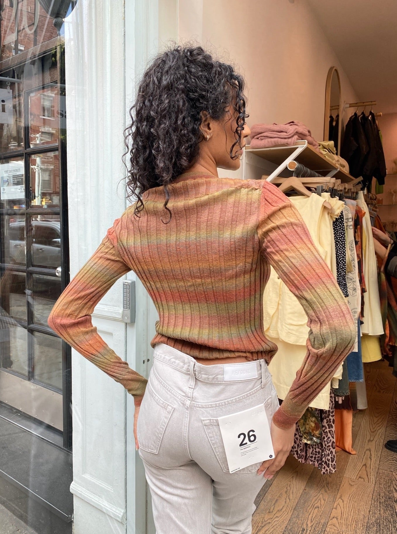 Poor Boy Rib Slim Pullover in Bayleaf – Isalis